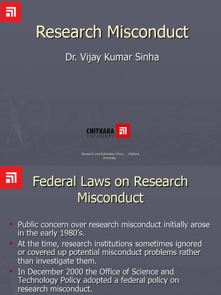 Understanding Research Misconduct | PDF | Inquiry