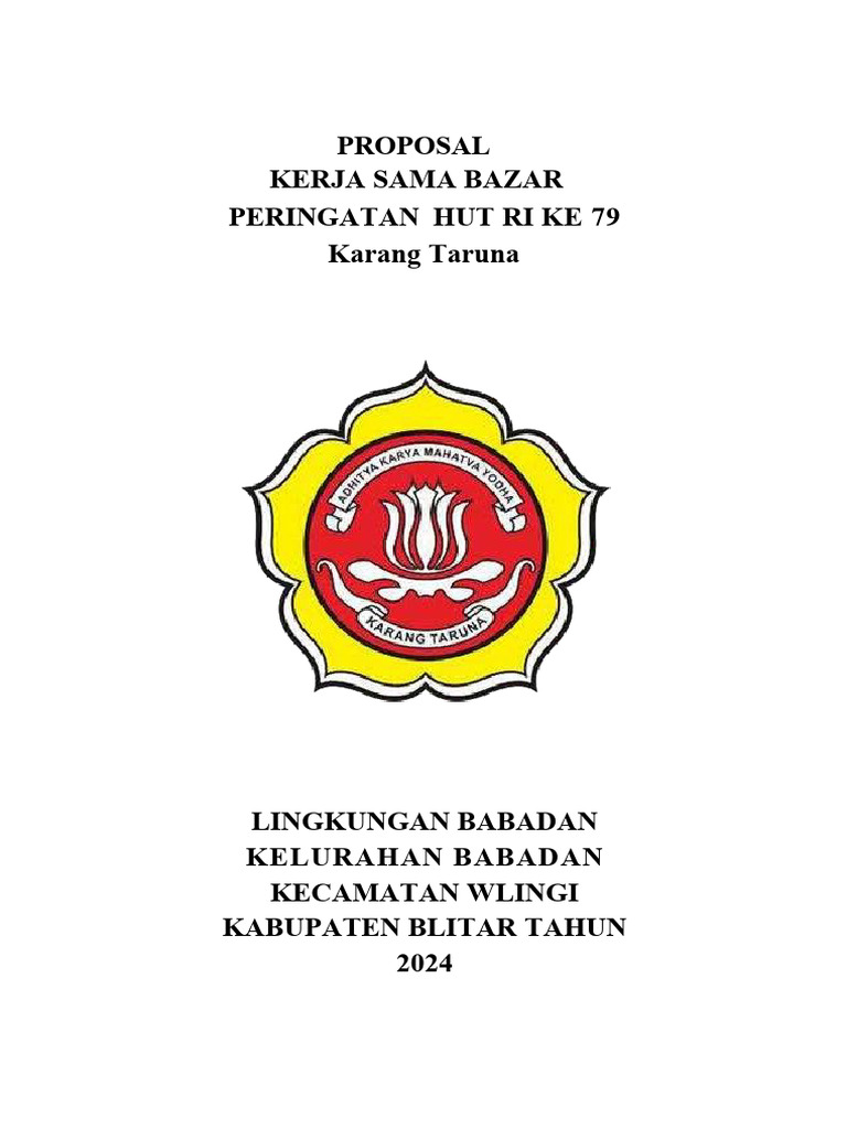 Proposal Kegiatan PHBN Cokropati | PDF | Perjalanan