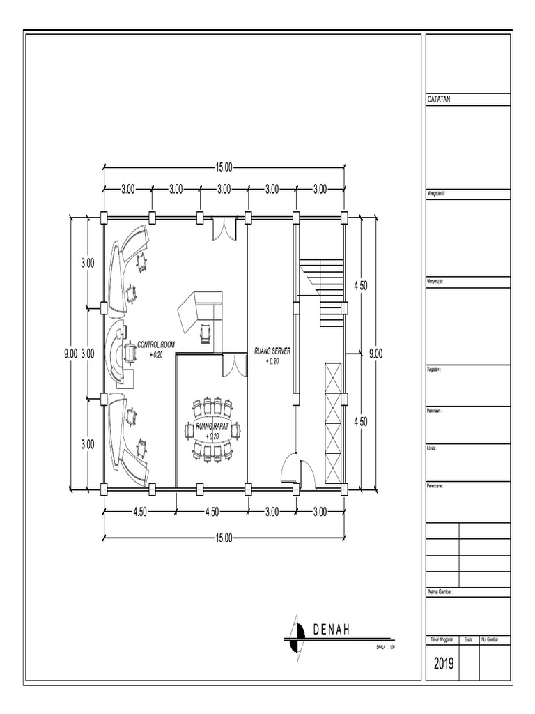 Denah Control Room | PDF