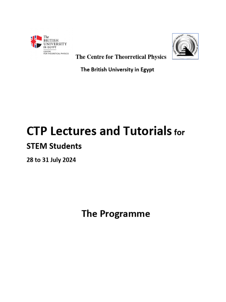 STEM Prog 2024 | PDF | Science & Mathematics