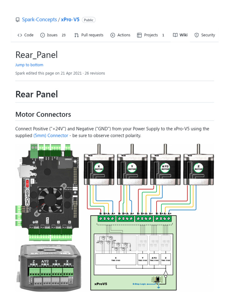 Rear - Panel Spark-Concepts - xPro-V5 Wiki GitHub | PDF | Switch | Electrical Engineering