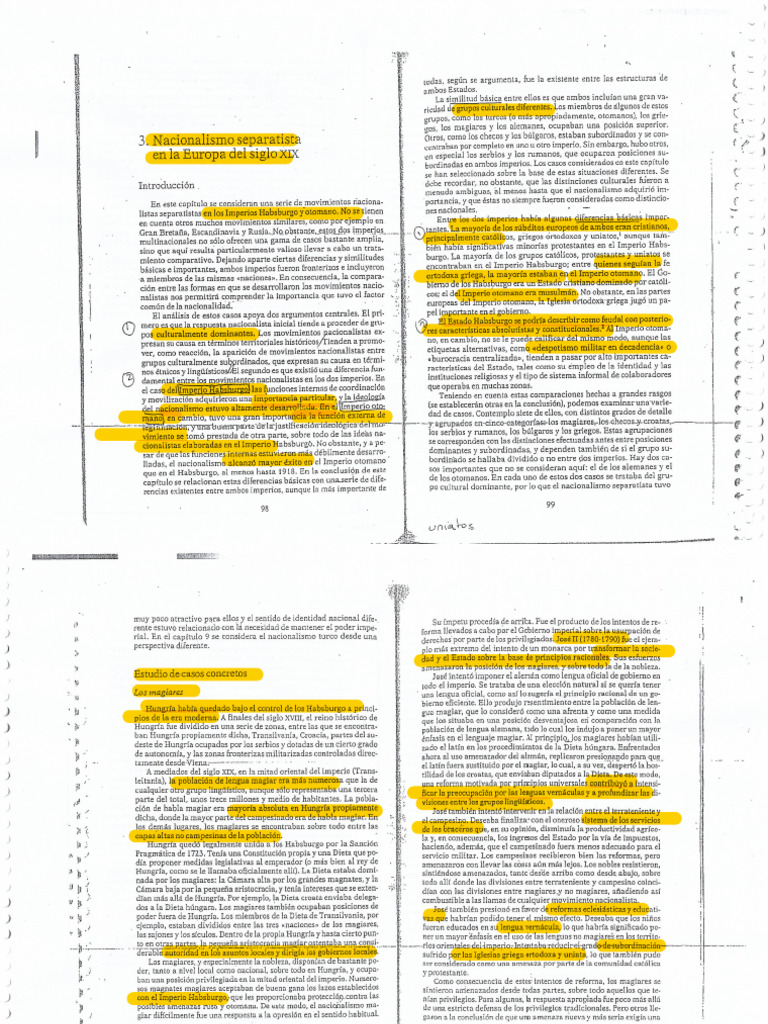 16 - Breuilly - 03 Nacionalismo Separatista en La Europa Del Siglo XIX ...