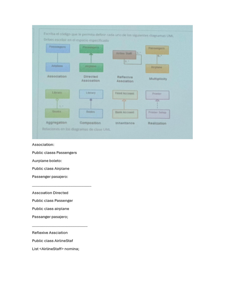 Class Associations in Java Programming | PDF | Computers