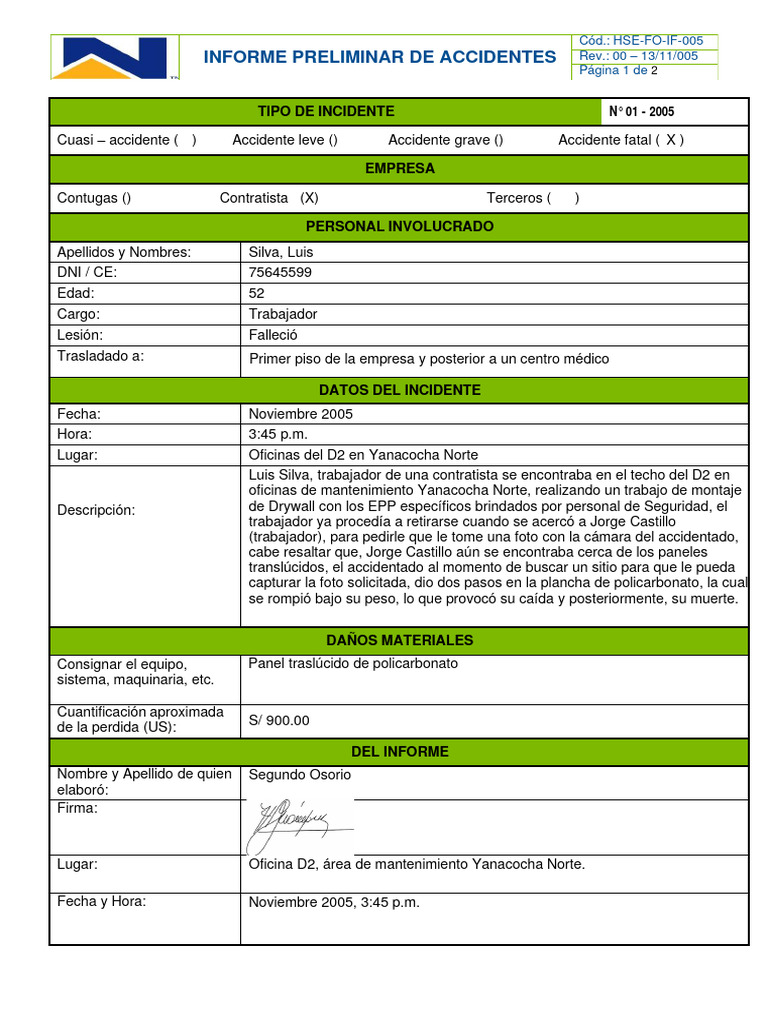 Informe Preliminar Modelo Ii | PDF