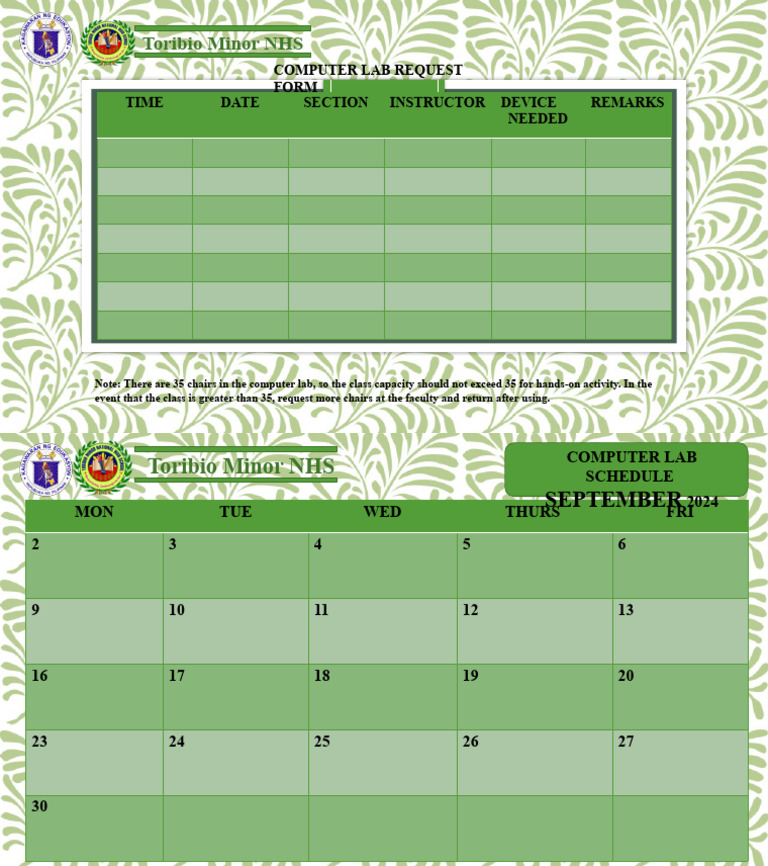 Comlab Request Form | PDF