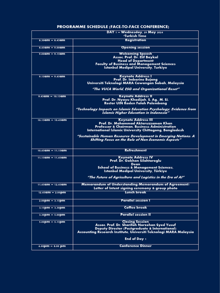 Icthm 2024 Program Schedule v21 2805 | PDF | Corporate Social Responsibility | Indonesia