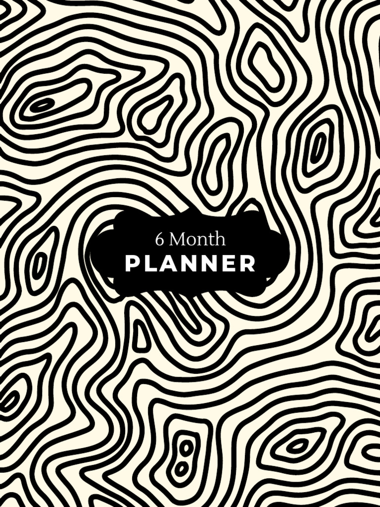 6 Month Planner | PDF
