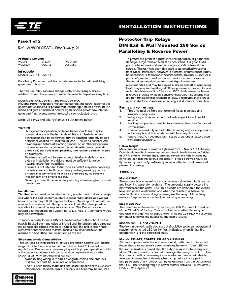 Eng Ss Iw250dlqrst 09 | PDF | Fuse (Electrical) | Relay