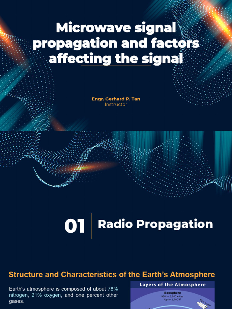 Topic 3 Microwave Signal Propagation And Factors Affecting The Signal Pdf Waves