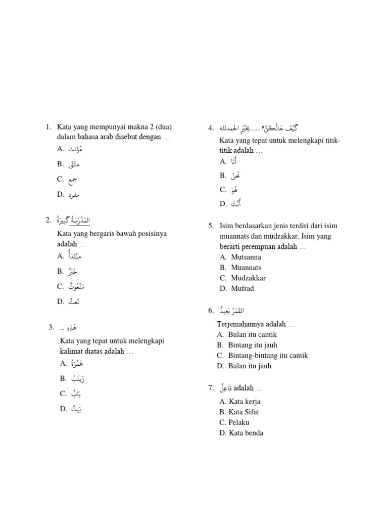 Soal Ujian Akhir Sekolah 2024 - Fix | PDF
