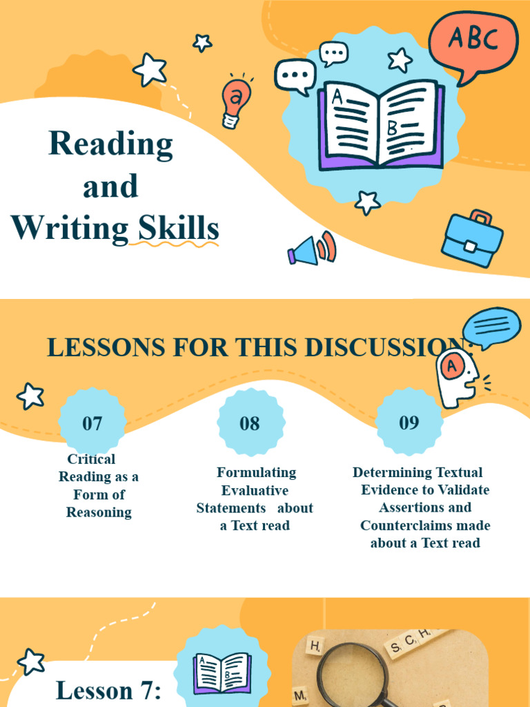 RWS PPT Module 4 Lesson 7,8,9 | PDF | Reason | Propaganda