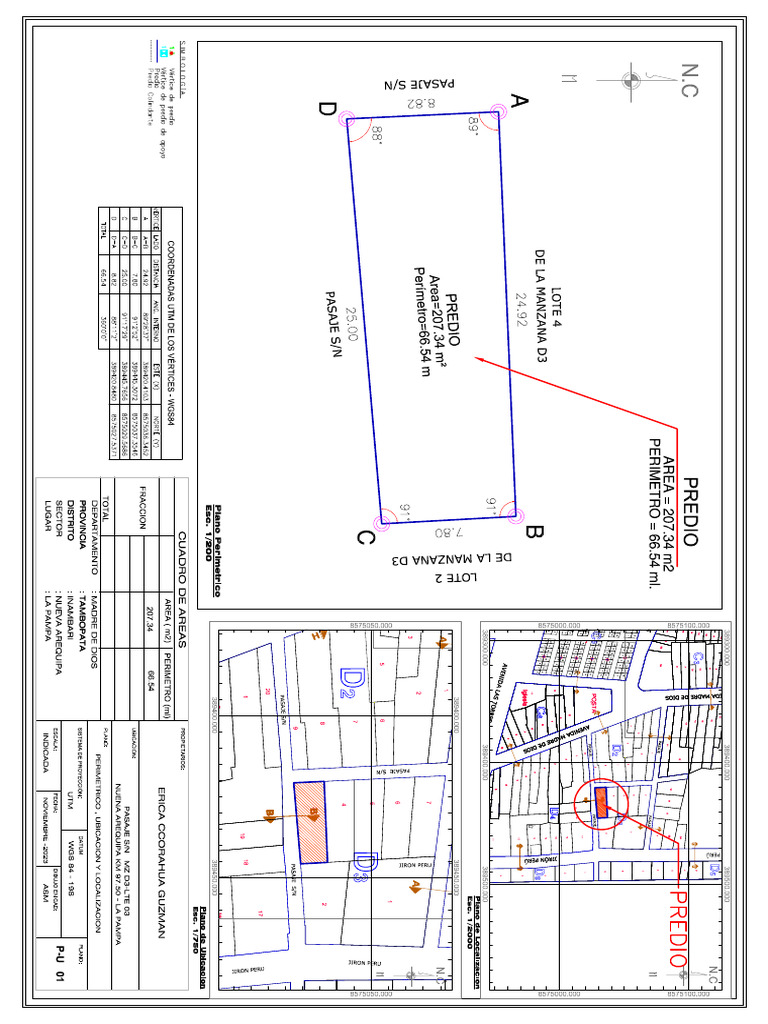 Planos Perimetrico d3-l03 | PDF