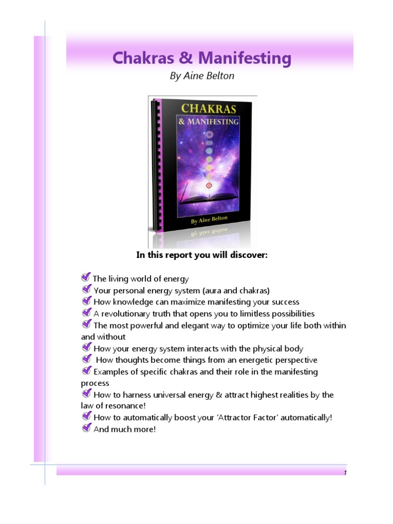Chakras Manifesting | PDF | Chakra | Aura (Paranormal)