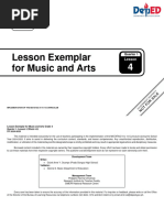Q4 - WS - Music and Arts 4 - Lesson 2 - Weeks 3-4 | PDF | Curriculum