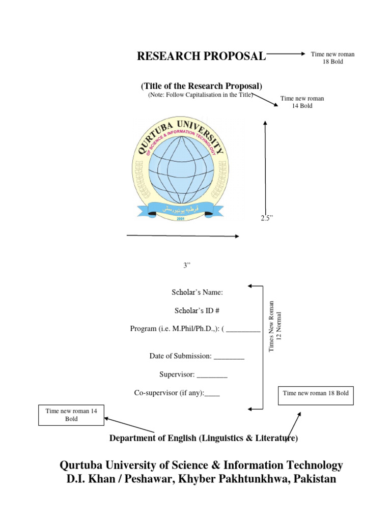 Proposal English Format | PDF | Hypothesis | Methodology