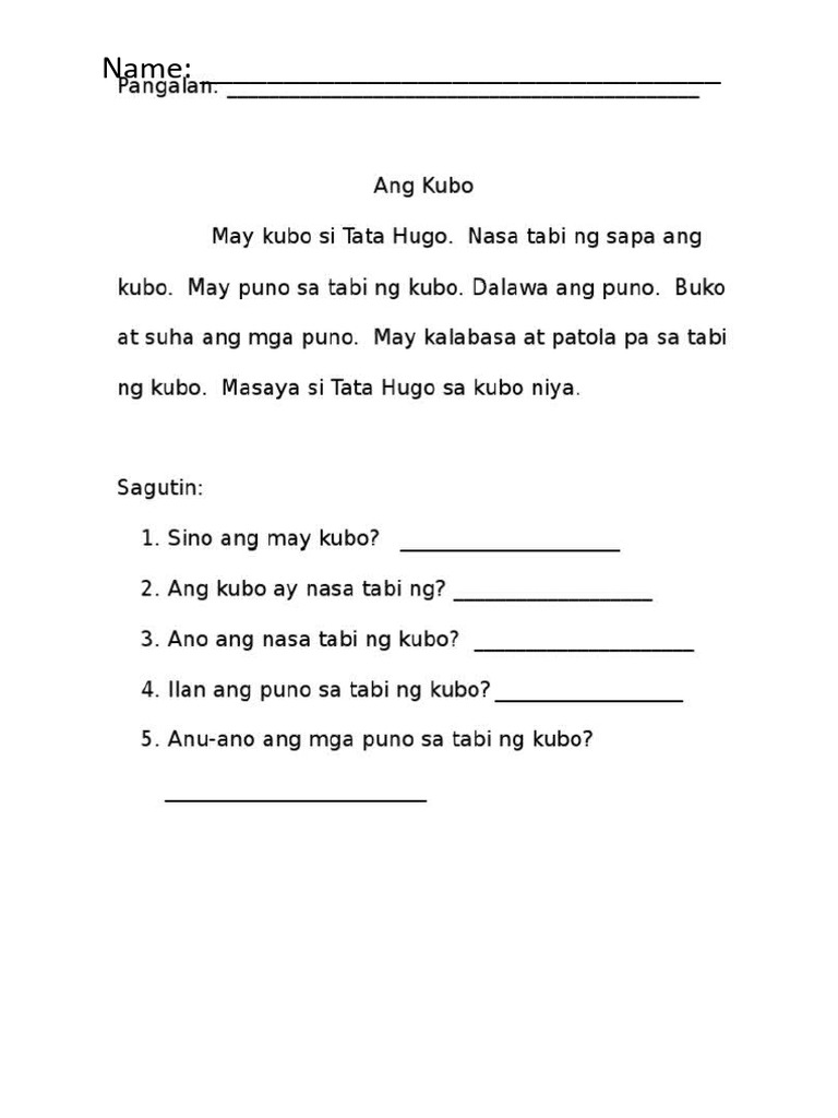 Maikling Kwento Na May Tanong Philippin News Collections 10 Filipino