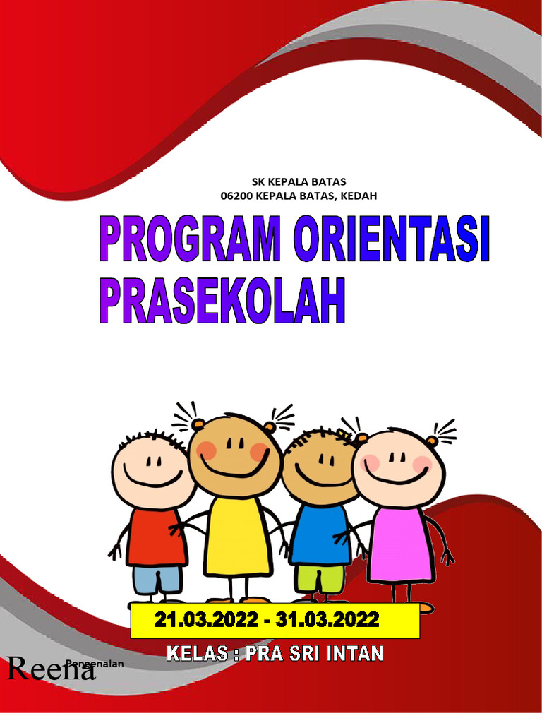 Program Orientasi Prasekolah 2022 | PDF