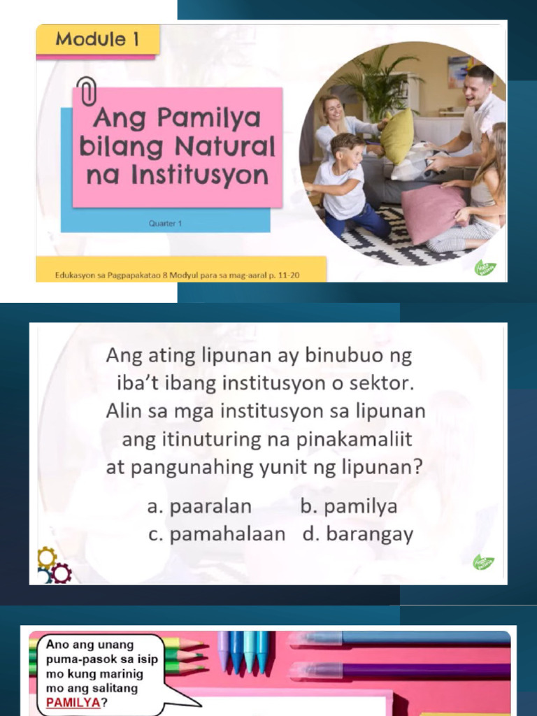 Esp 8 Modyul 1 2024-2025 | PDF