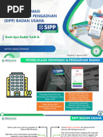 Materi Sosialisasi SIPP | PDF