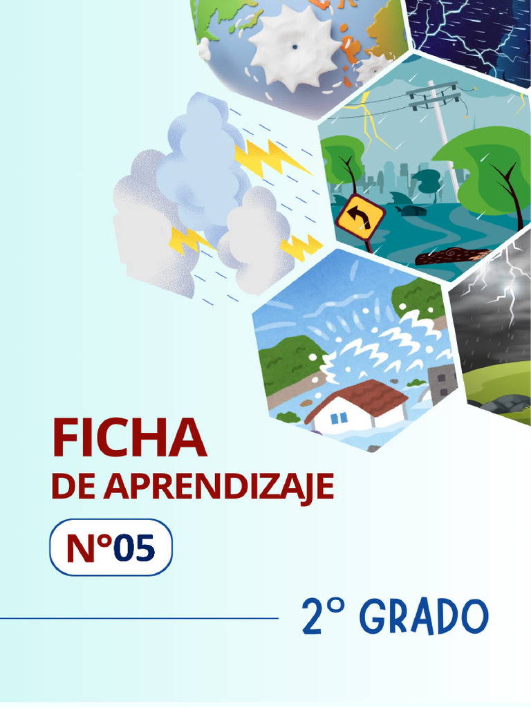 Ficha de Aprendizaje N°05 - 2do Grado | PDF | Temblores | Naturaleza
