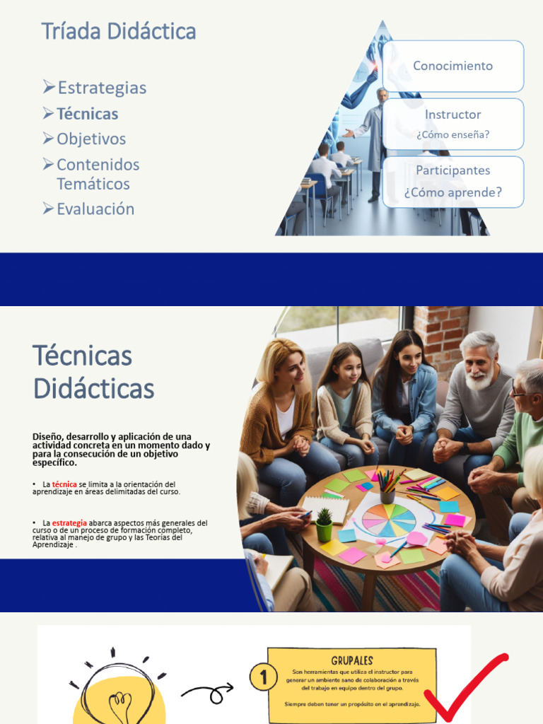 Triada Didactica | PDF | Aprendizaje | Evaluación