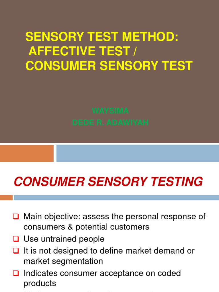 09 Affective Test | PDF | Focus Group | Survey Methodology