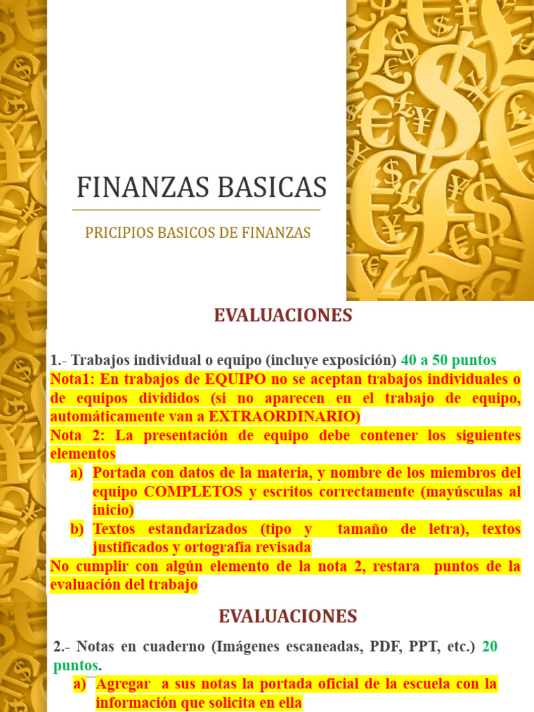 1 Principios Basicos de Finanzas | PDF | Interés | Apalancamiento ... 1 Principios Basicos de Finanzas | PDF | Interés | Apalancamiento ...