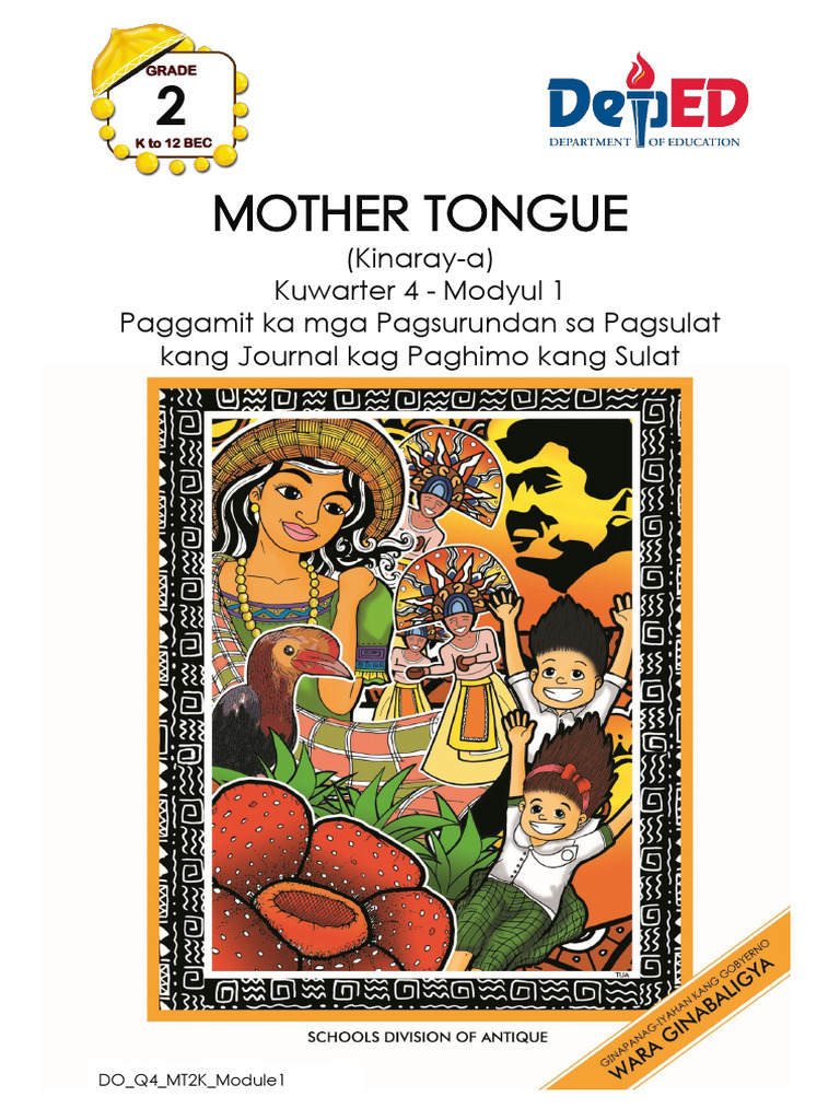 MT2 Q4 - Module 1 Paggamit Ka Mga Pagsurundan Sa Pagsulat Kang Journal - V2 (1) - 034850 | PDF