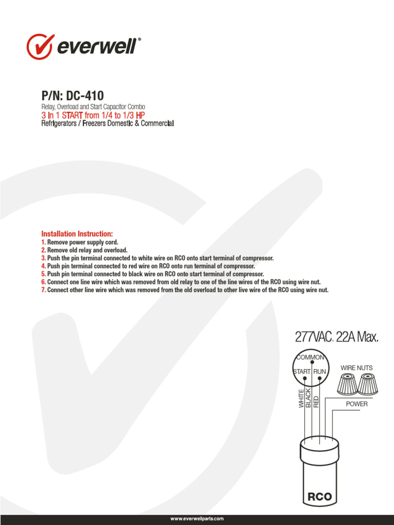 DC 410 Installation Data | PDF
