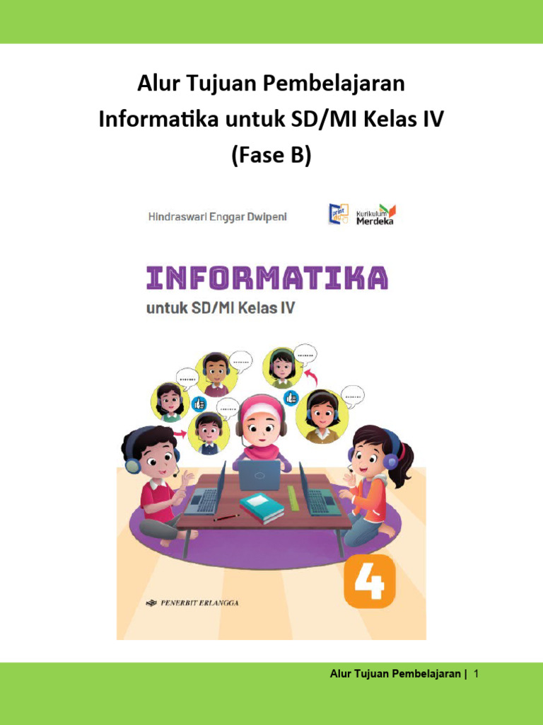 INFORMATIKA SD - MI KLS.4 - KM-ATP (Alur Tujuan Pembelajaran) - ATP ...