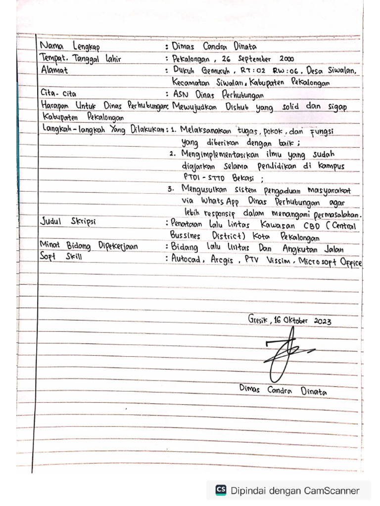 Dimas Candra Dinata | PDF