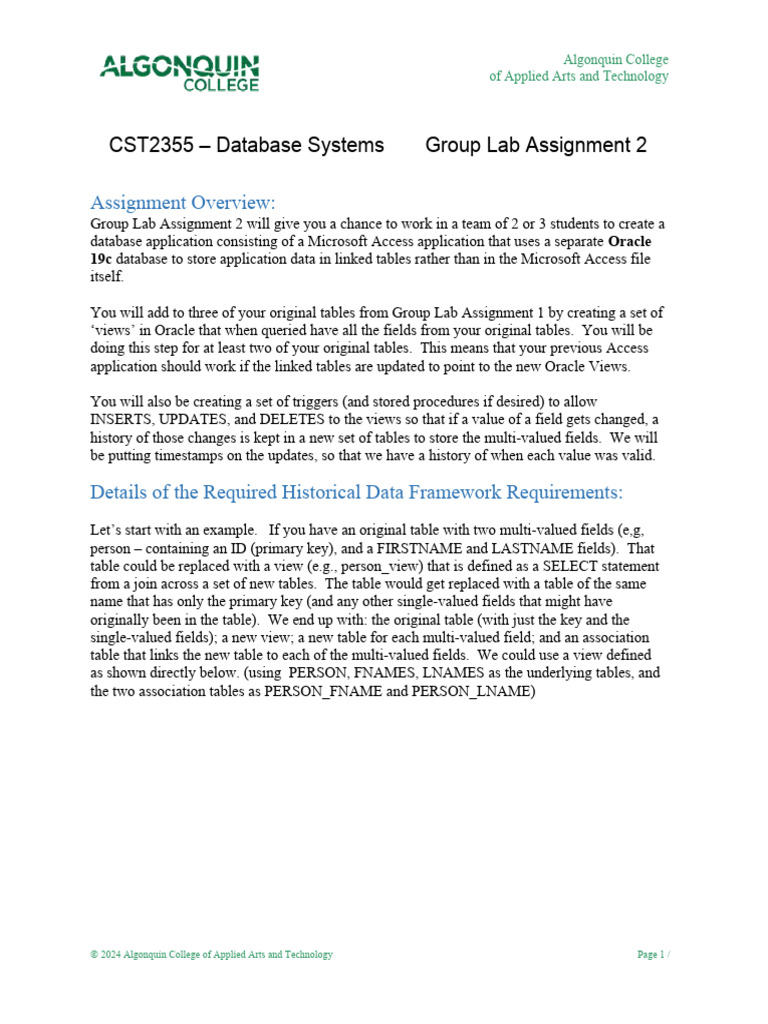CST2355 Group02 Spring2024 | PDF | Databases | Microsoft Access