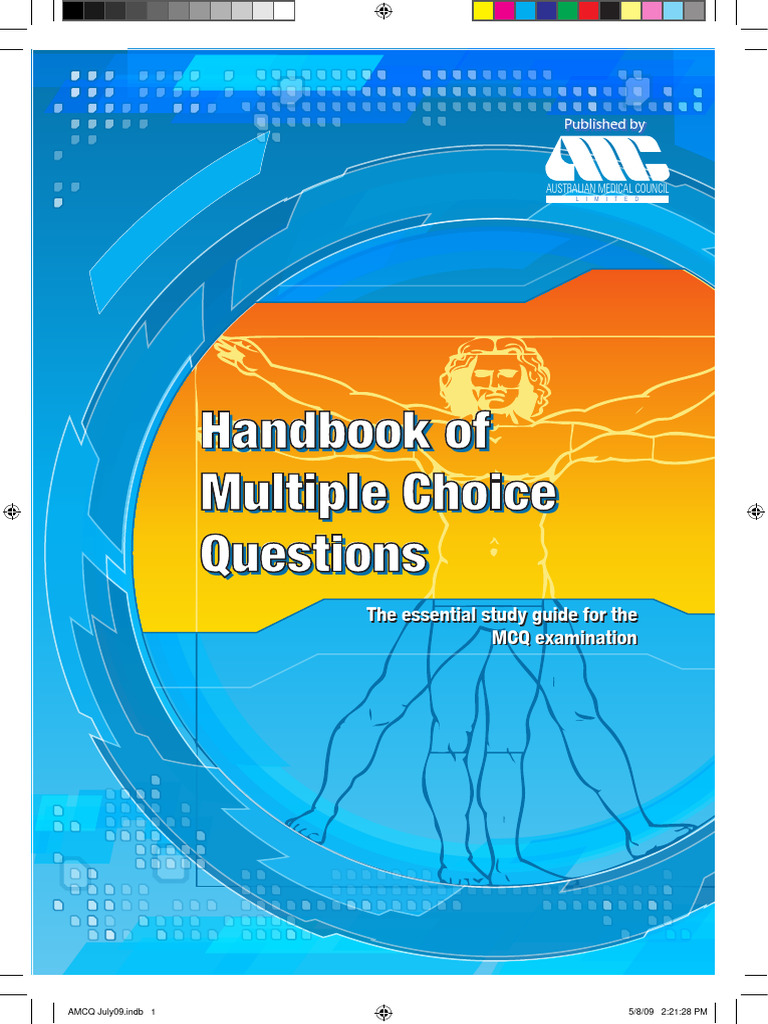AMC Handbook 1 | PDF | Educational Assessment | Multiple Choice
