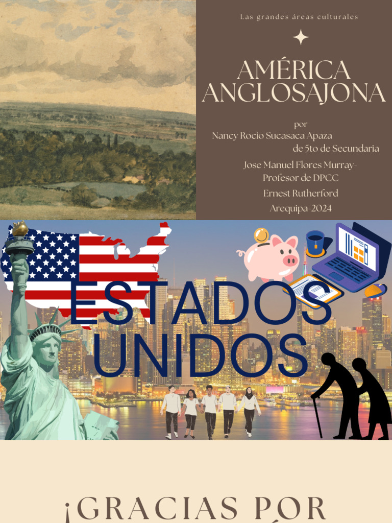 América Anglosajona | PDF | Américas | Imperio Británico