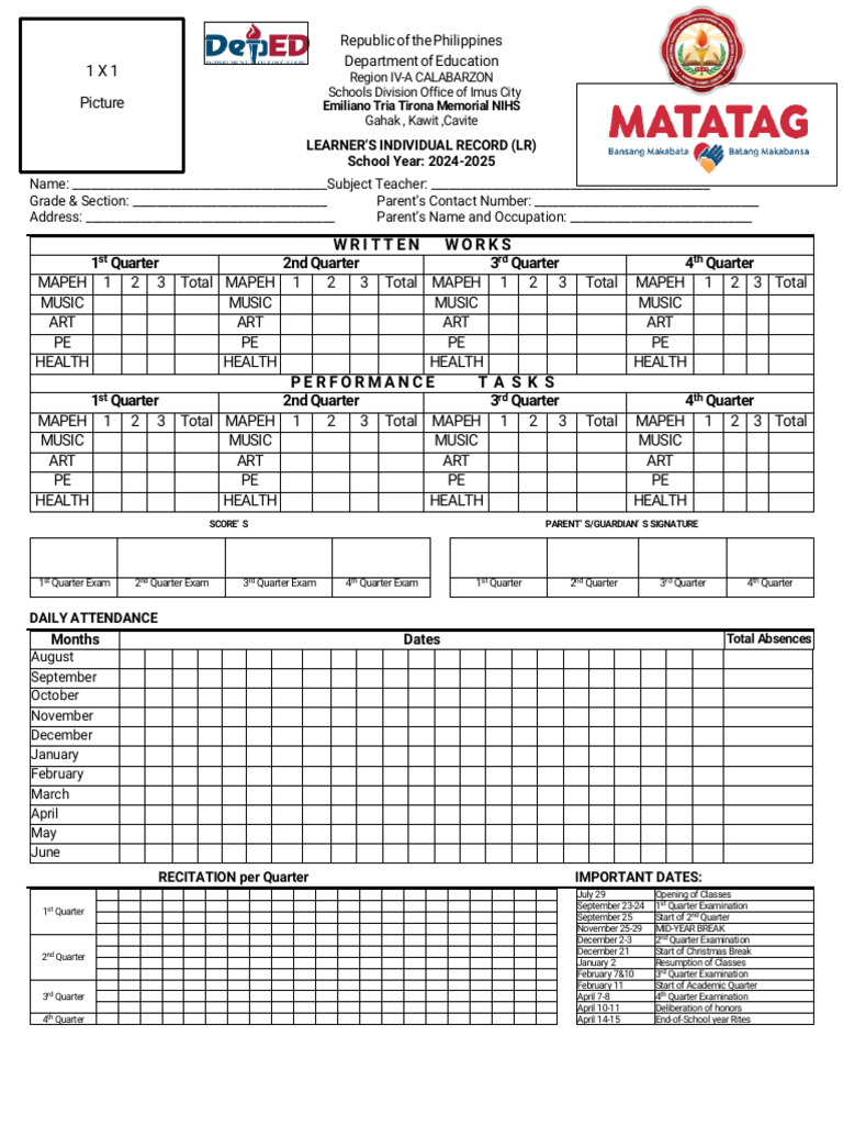 LEarners-status-Record-2024 | PDF