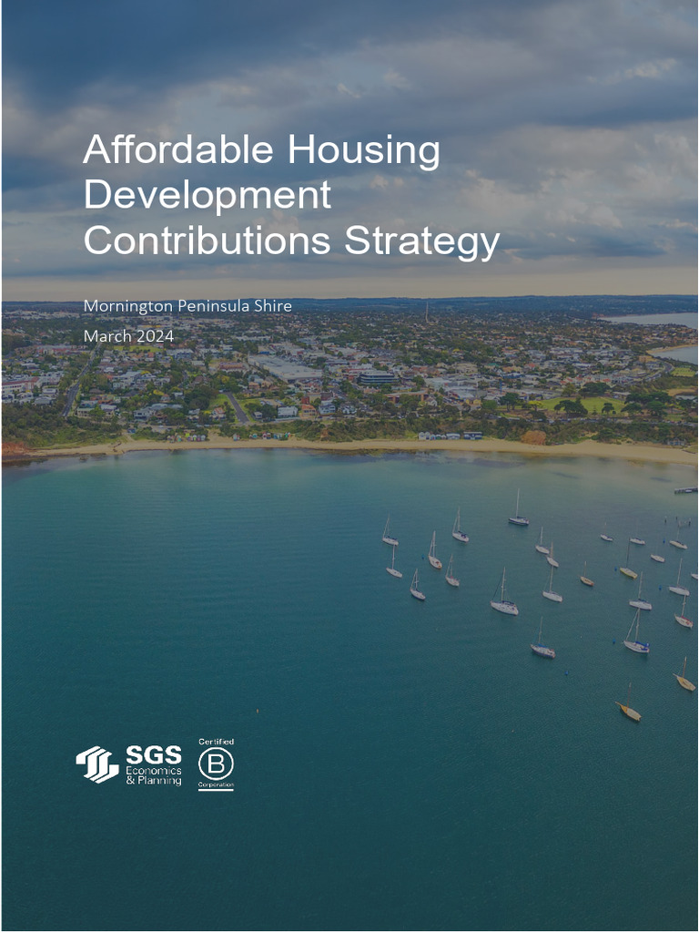 Draft Affordable Housing Development Contributions Strategy | PDF ...