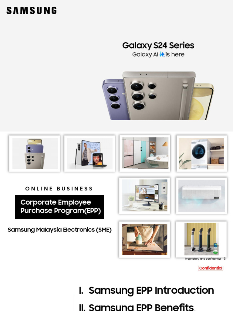 Samsung EPP Introduction Deck 2024 | PDF | Credit Card | Home Appliance