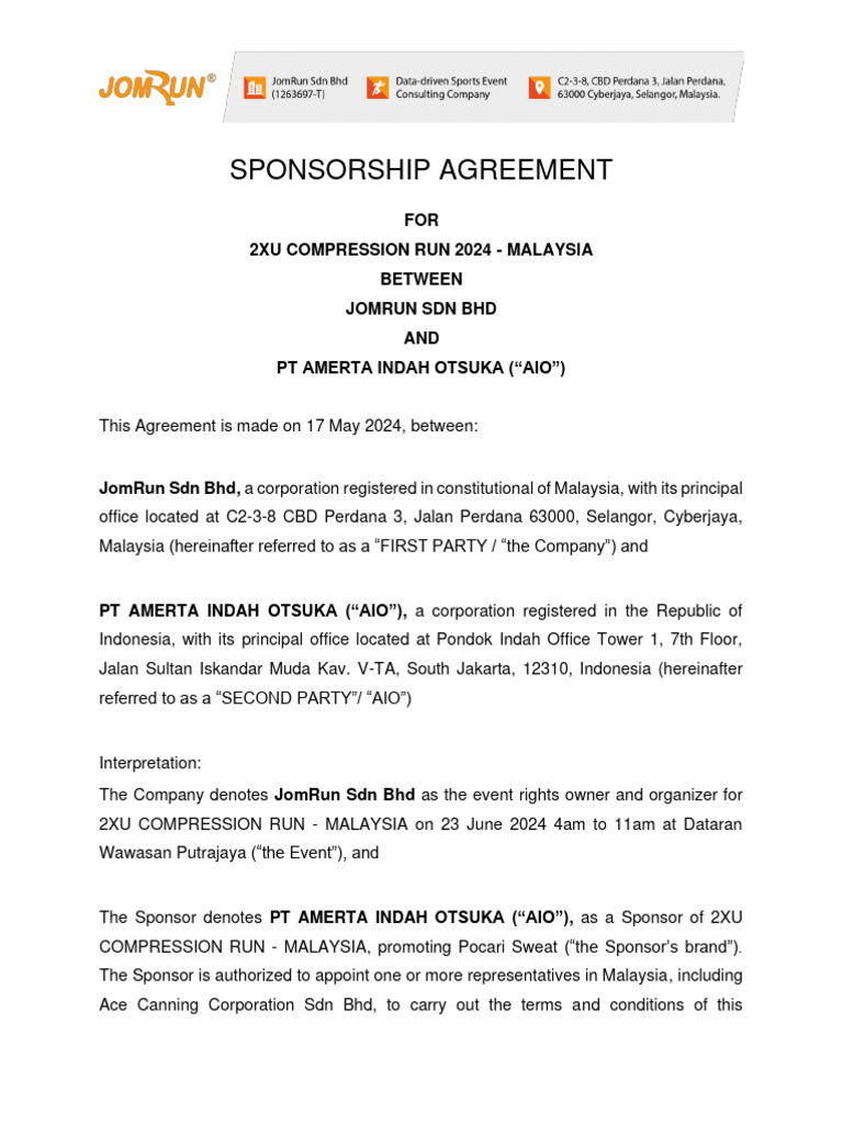 AIO - Jom Run SDN BHD - 2XU Compression Run 2024 Malaysia | PDF ... AIO - Jom Run SDN BHD - 2XU Compression Run 2024 Malaysia | PDF ...