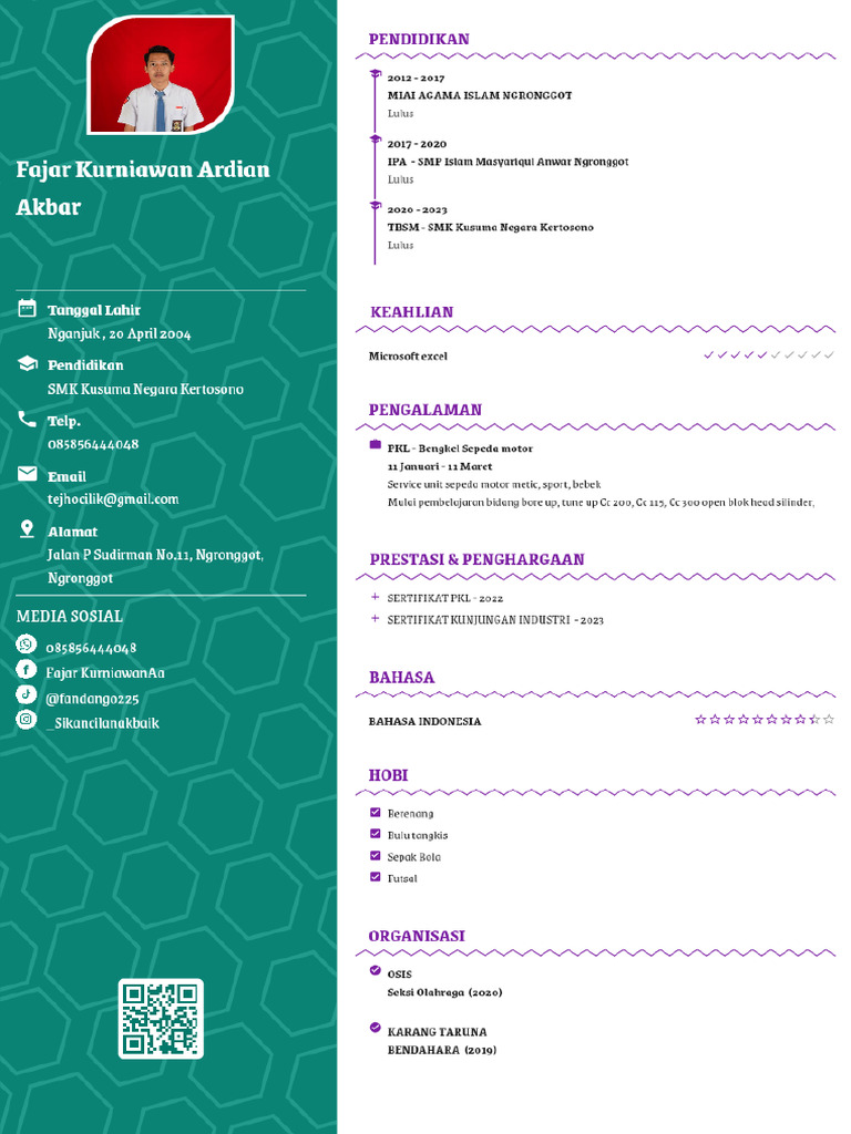 Cv. Fajar Kurniawan | PDF