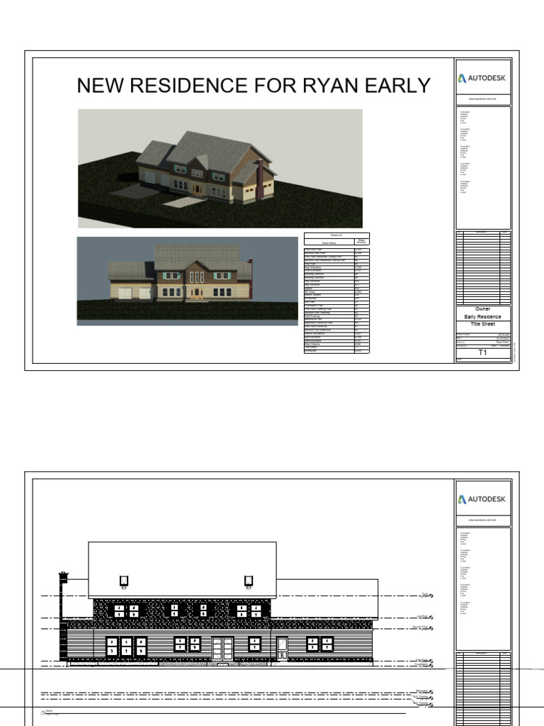 Early Residence Architectural Plans | PDF | Local Government Areas Of ...