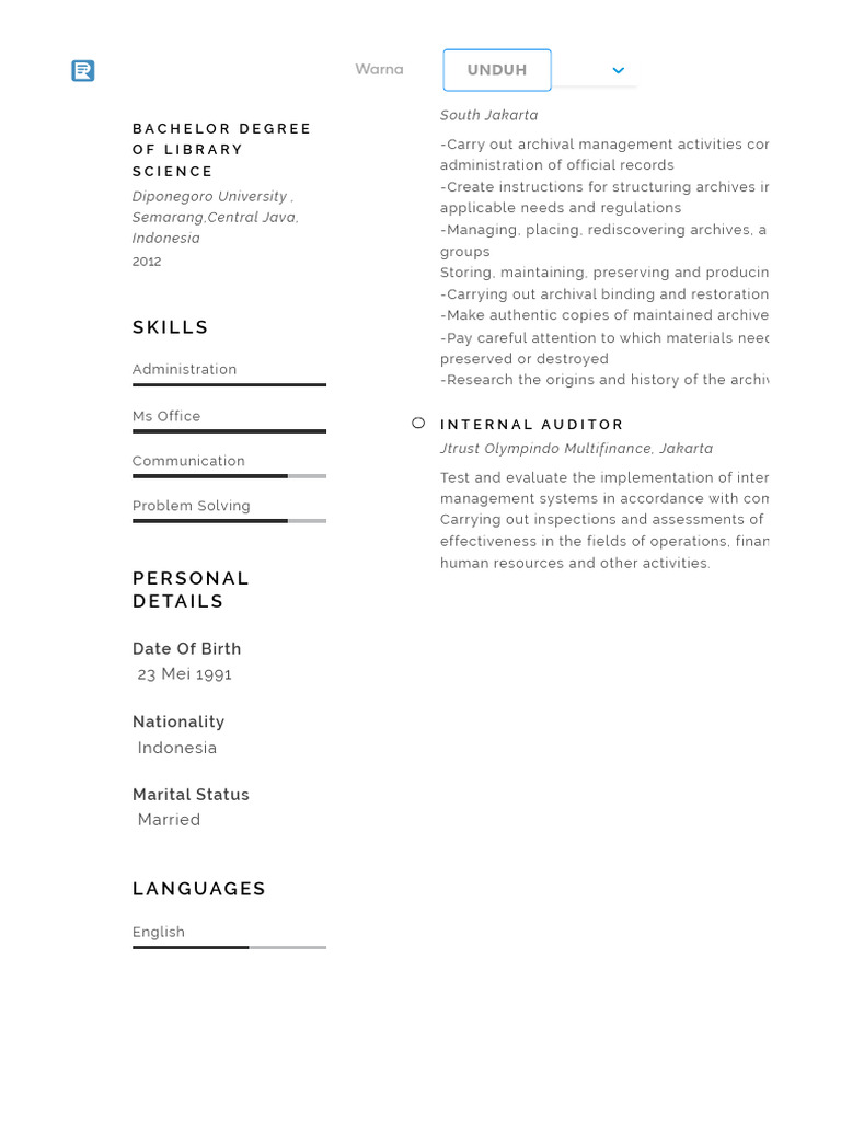 CV Lite - The #1 CV Builder Online | PDF