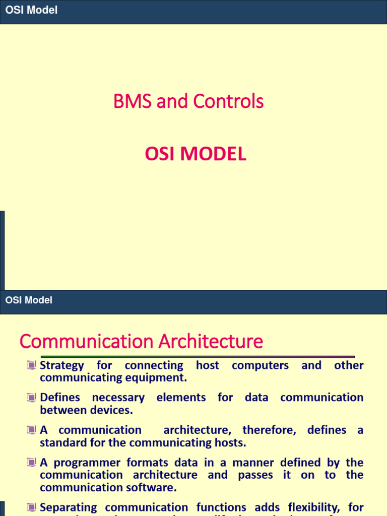 OSI Model | PDF | Osi Model | Internet Protocol Suite