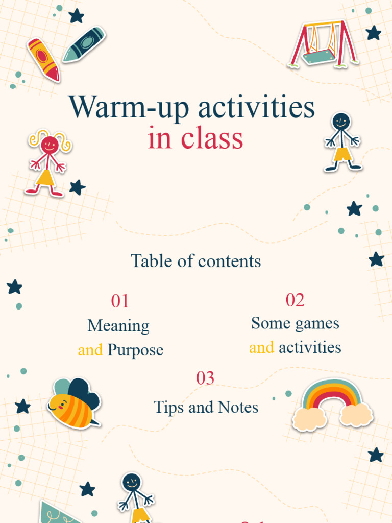 Effective Classroom Warm-Up Activities | PDF | Cognitive Science ...