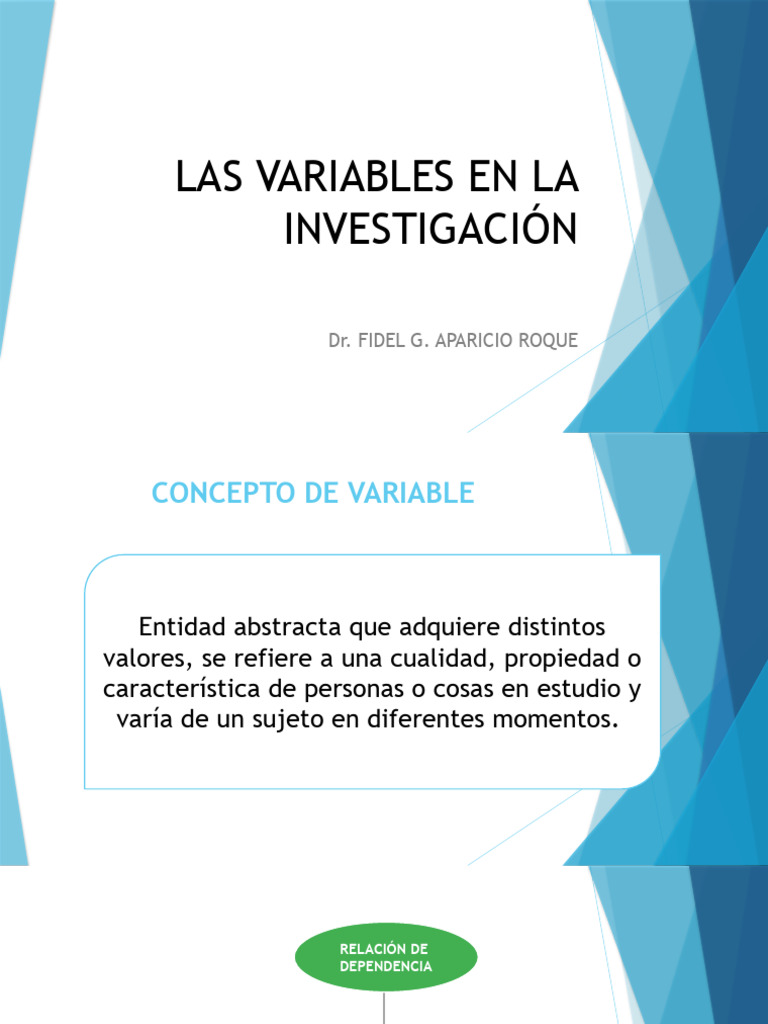9 Las Variables En La Investigación Pdf Science Cognición