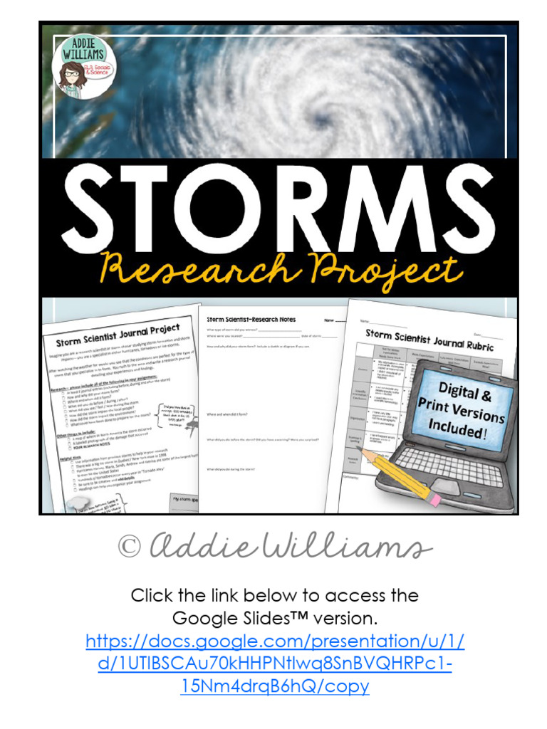 Hurrican & Tornado Research Project | PDF | Storms | Tropical Cyclones