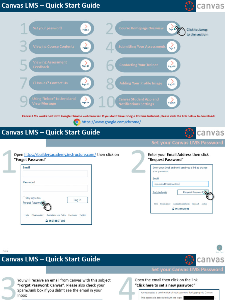 Canvas LMS QuickStart Guides V1.0 | PDF | Ios | Software