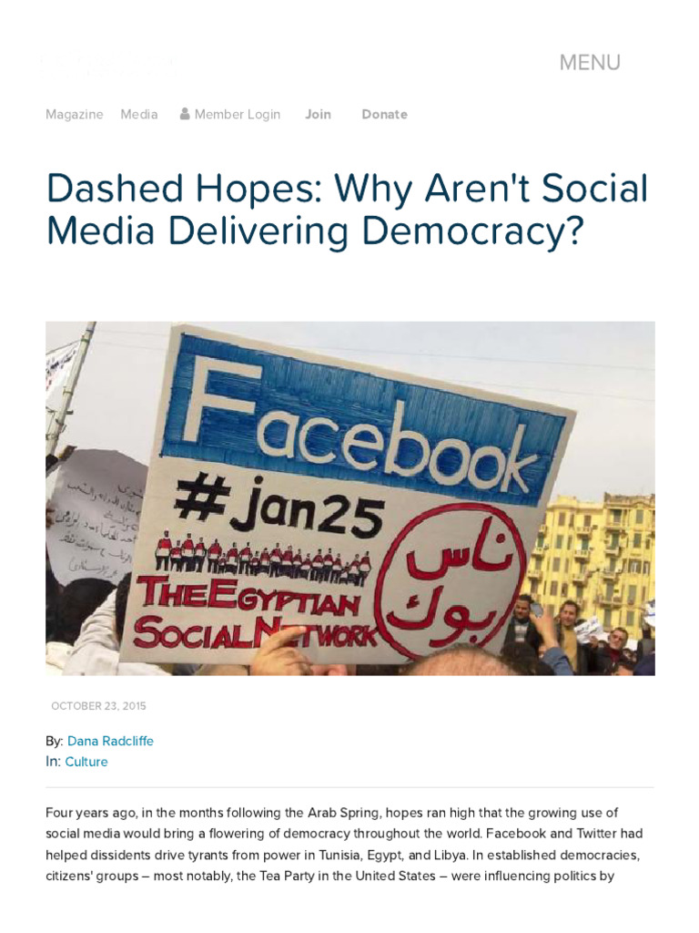 Dashed Hopes | PDF | Democracy | Political Ideologies