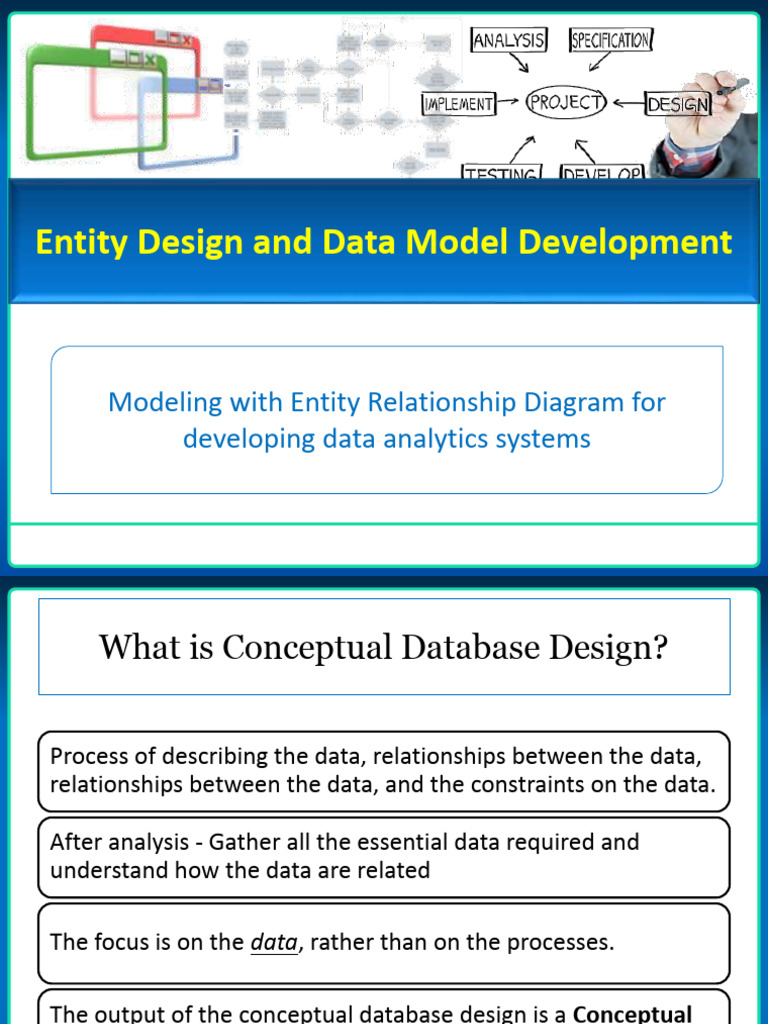 03 Data Modeling With Erd Pdf Conceptual Model Data Model