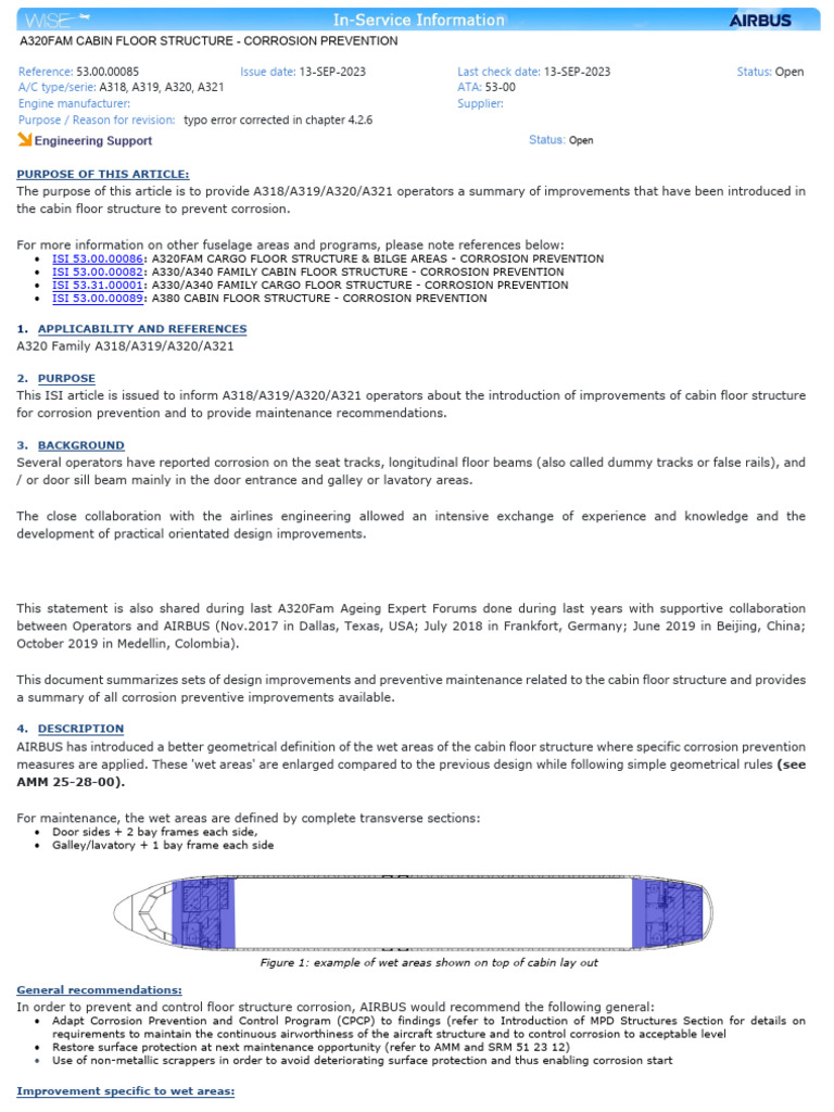 ISI 53.00.00085 | PDF | Aviation | Airbus