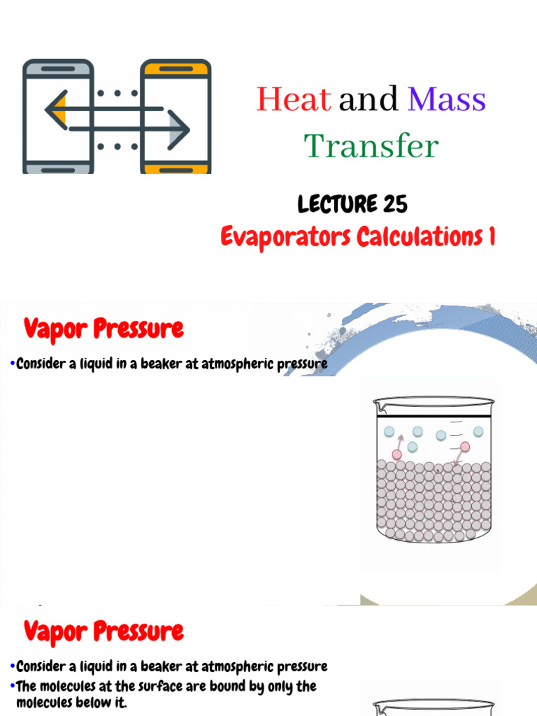 CHE134P Lecture25 Evaporators Calc 1 No Audio | PDF | Pressure | Steam